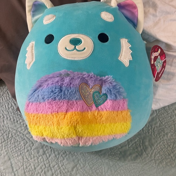 Squishmallows | Toys | Squishmallow Rare Vanessa The Blue Rainbow Panda ...